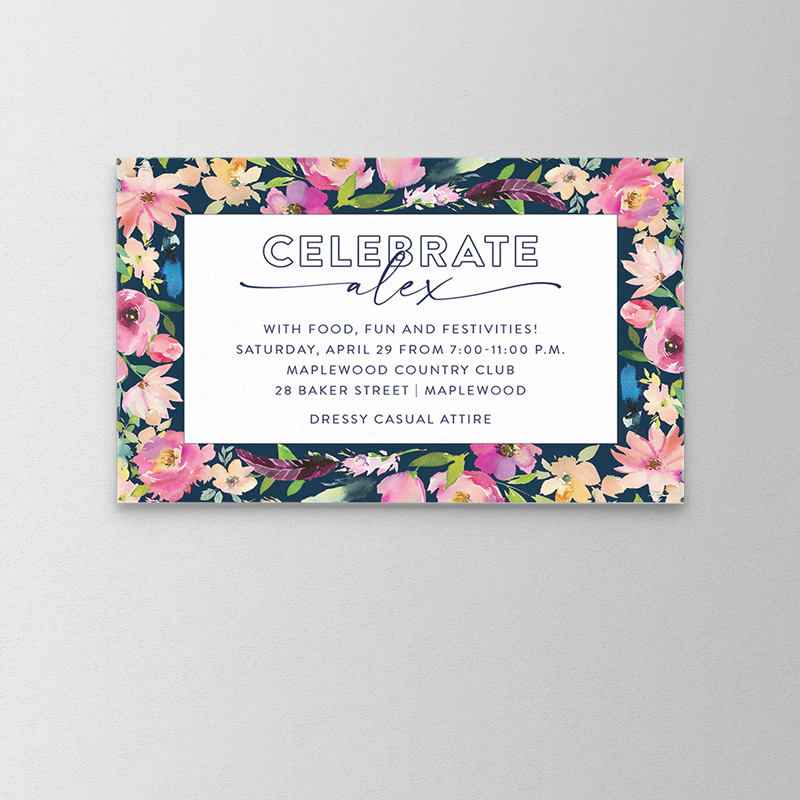 In Bloom Party Card